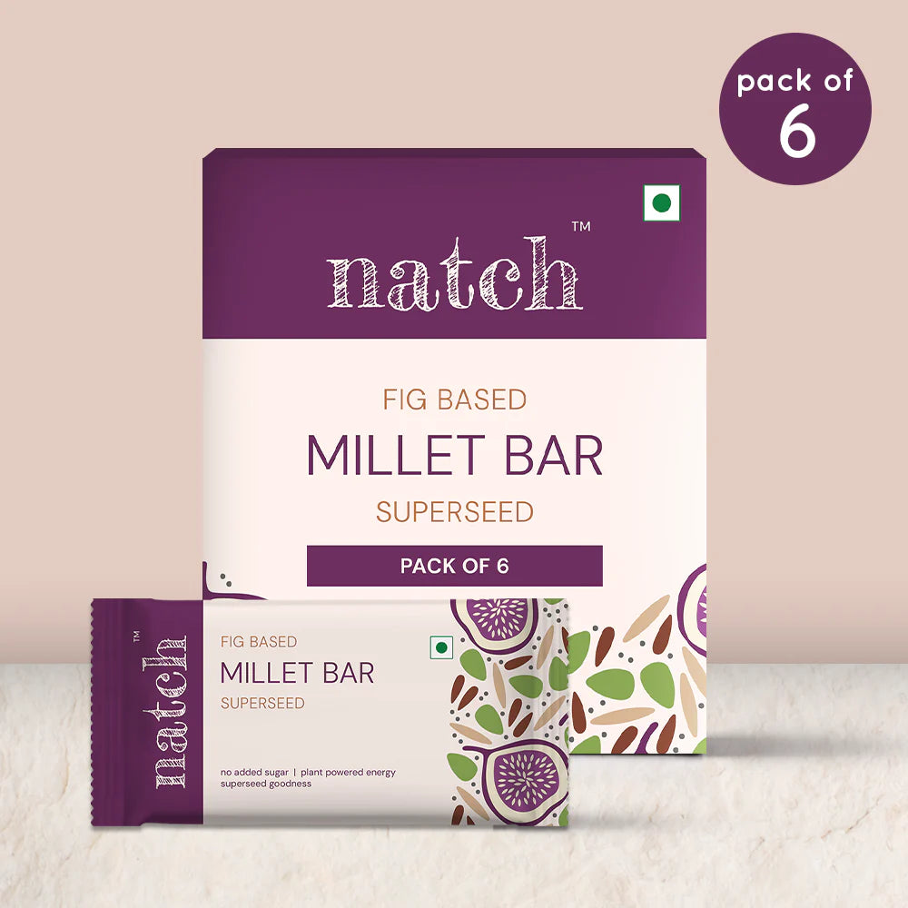 Millet Bar | Superseed – Naturally Sweetened - No Saturated Fat, No Tr ...