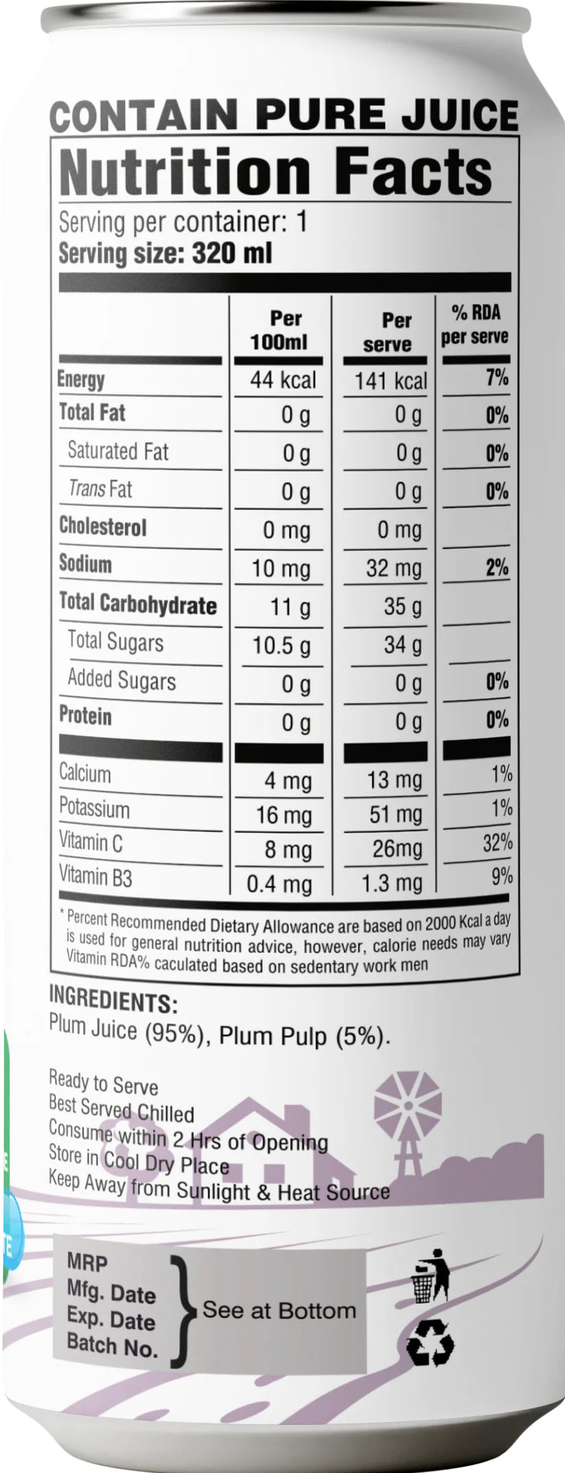 Juice | Plum Juice - No Added Sugar, No Preservatives & No Concentrate ...