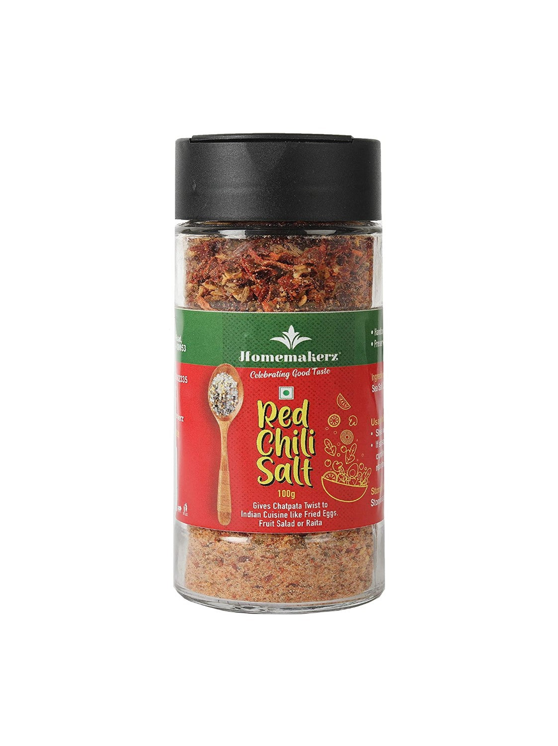Salt | Red Chilli Salt – Homemakerz – 100gm – naturessoulshop